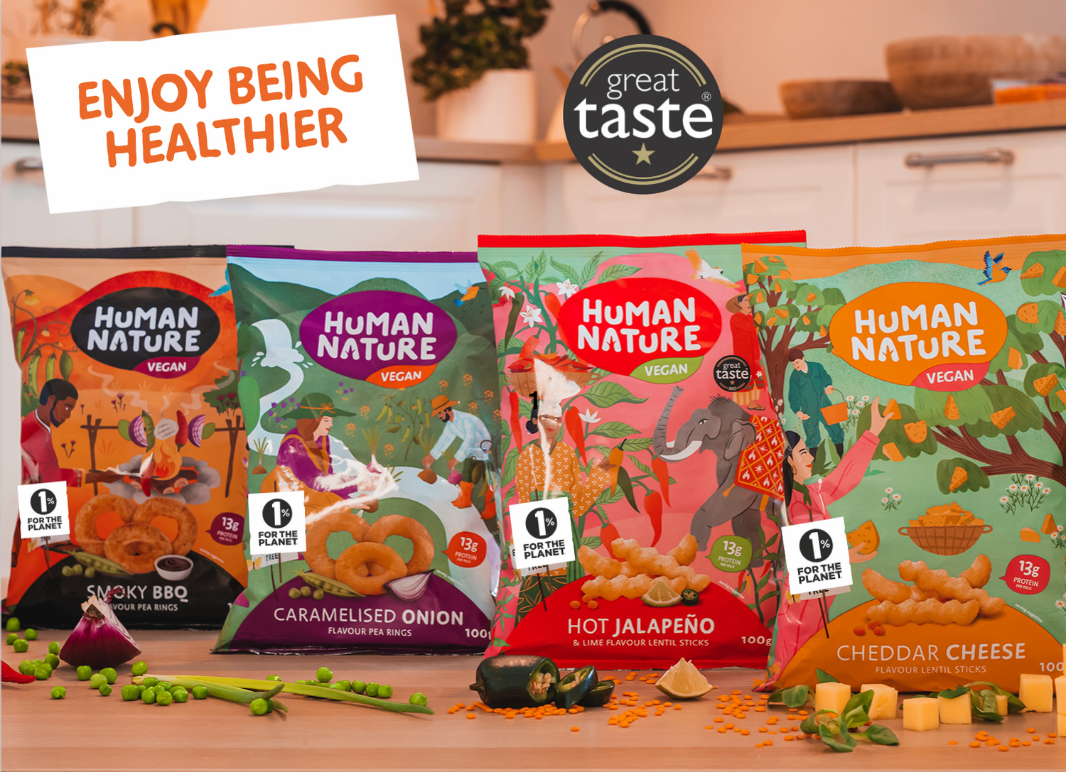 Human Nature Foods: Healthier snacks for you & the planet